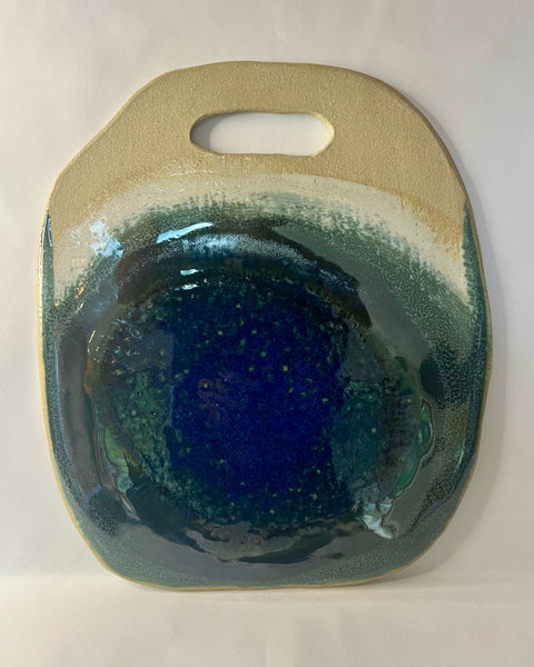 Puddle Platter Blue Lagoon – Two Kats And A Cow